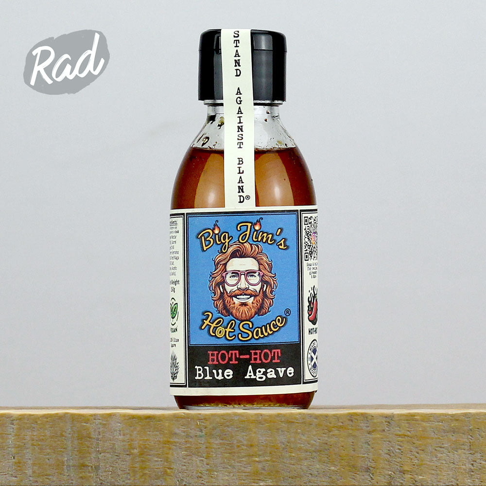 Big Jim's HOT-HOT Blue Agave Nectar Hot Sauce – RAD Beer