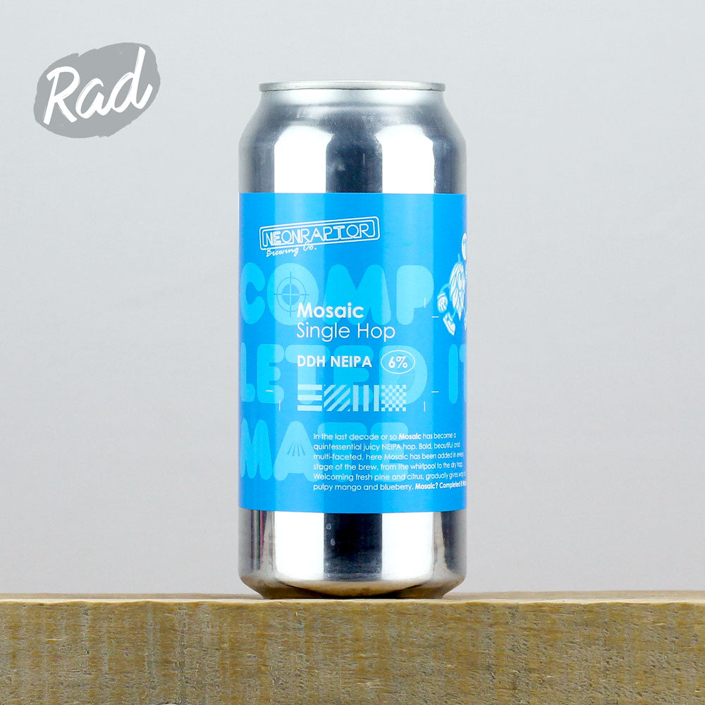 Neon Raptor Completed It Mate: Mosaic – RAD Beer