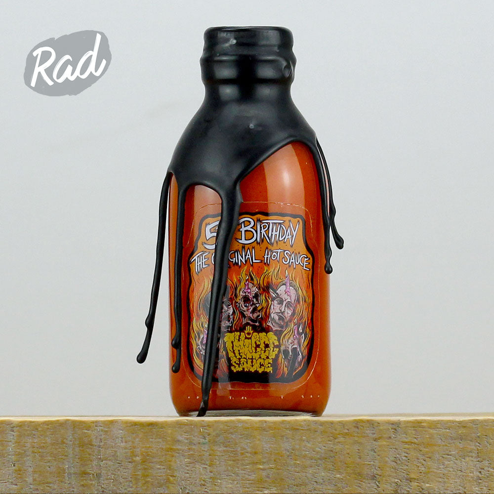 Thiccc Sauce 5th Birthday Original Hot Sauce – RAD Beer